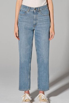Hempage Hempage Damen vegan Jeans High Rise Aqua