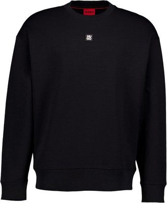 HUGO BOSS Herren Pullover schwarz unifarben
