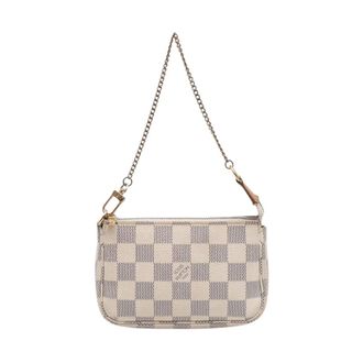 Louis Vuitton Sac bandouli&egrave;re &agrave; cha&icirc;ne Pre-owned - Femme - Pre-owned - Blanc - Taille: ONE Size