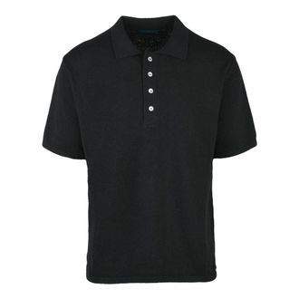 Daniele Fiesoli Homme, Tops, Noir, Taille: XL Polo en maille gratt&eacute;e
