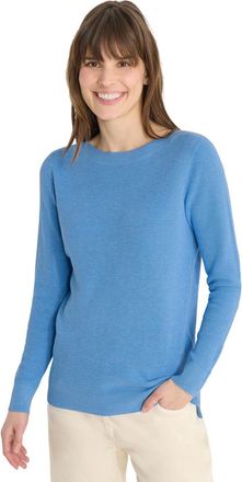 Cecil Strukturpullover Cloud Blue Melange M