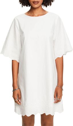 Esprit Damen 034ee1e325 Kleid, 110/Off White, 40