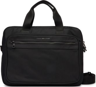 Tommy Hilfiger Laptoptasche Tommy Hilfiger Th Repreve Computer Bag AM0AM14149 Schwarz