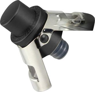 Generico Champagner-Flaschen-Stopper, aus Edelstahl, Champagner-Stopper, mit Pumpe und doppelten Pickeln, langlebig f&uuml;r Weingl&auml;ser, perfekt f&uuml;r Feiertage, Hoch