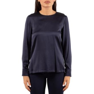Max Mara Damen, Blusen & Hemden, Blau, SGr&ouml;&szlig;e