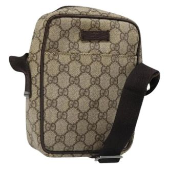 Gucci Sac bandouli&egrave;re vintage GG Canvas Pre-owned - Femme - Pre-owned - Brun - Taille: ONE Size
