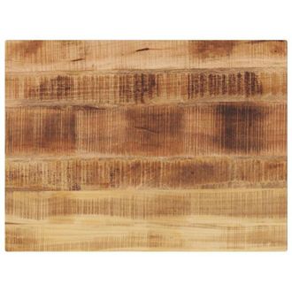 vidaXL Dessus de table rectangulaire bois massif de manguier brut vidaXL465225
