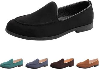 Generic Mocassins pour homme - Semelle plate en caoutchouc - Antid&eacute;rapantes - D&eacute;contract&eacute;es - L&eacute;g&egrave;res - Confortables - Chaussures de randonn&eacute;e &agrave; talon bas - C