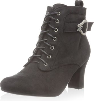 Hirschkogel by Andrea Conti Da.-Stiefelette, Damen Kurzschaft Stiefel, Schwarz (Schwarz 002), 40 EU