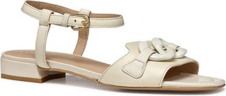 Geox Damen D New ERAKLIA 15 D Slide Sandal, Papyrus, 38.5 EU