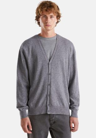 Benetton Strickjacke mit Knopfleiste