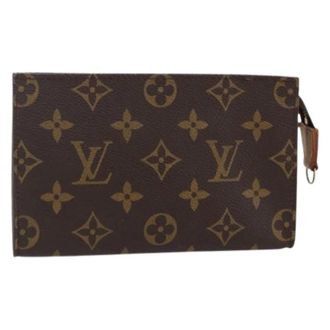 Louis Vuitton Pochette en toile Pre-owned - Femme - Pre-owned - Brun - Taille: ONE Size