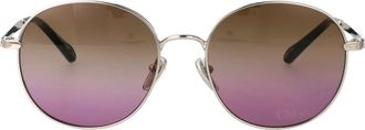 Chlo&eacute; Lunettes de soleil g&eacute;om&eacute;triques - Femme - Accessoires - Gris - Taille: 55 MM