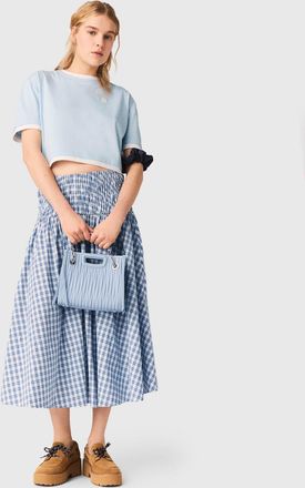 Maje Zweifarbiges T-Shirt - Blau - Maje