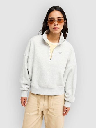 Roxy Everfree Half-Zip Sweat gris