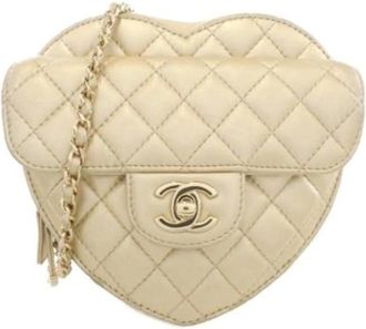Chanel Sac bandouli&egrave;re vintage Pre-owned - Femme - Pre-owned - Jaune - Taille: ONE Size