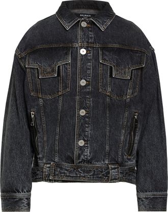 Balmain JACKEN & M&Auml;NTEL - Jeansjacken/M&auml;ntel auf YOOX.COM