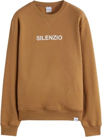 Aspesi Homme, Sweatshirts et sweats &agrave; capuche, Brun, Taille: XS Silenzio SweaT-shirt