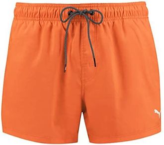 Puma Short de bain avec logo, pour homme, Orange, L