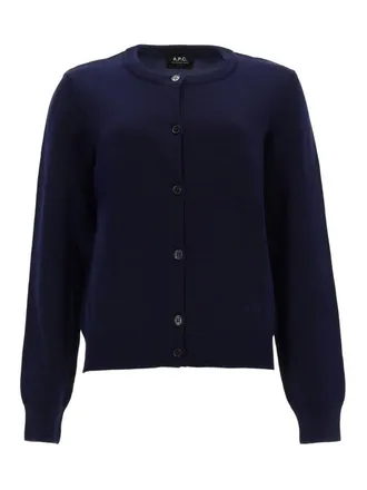 A.P.C. A. P.C. Pull Col Rond - Bleu