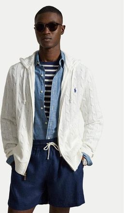 Polo Ralph Lauren Strickjacke 710B18057004 Wei&szlig; Regular Fit