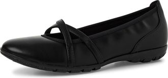 Marco Tozzi Damen Ballerinas mit Riemen Elegant, Schwarz (Black), 40 EU