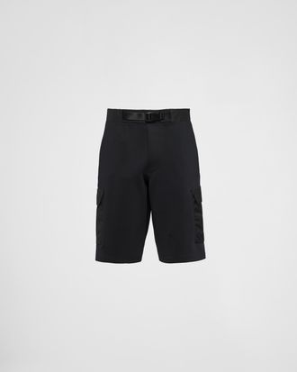 Prada Bermudas aus recyceltem technischem Jersey