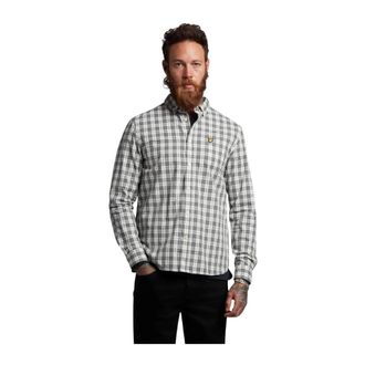 Lyle & Scott Chemise en popeline &agrave; carreaux - Homme - Chemises - Multicolore - Taille: XL