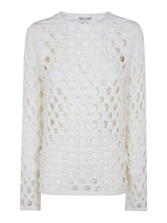 Comme Des Gar&ccedil;ons Pull Col Rond - Blanc