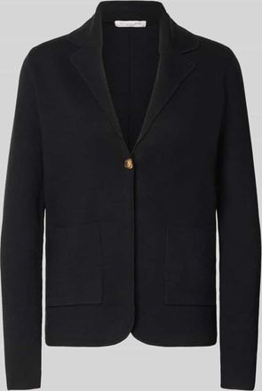 Christian Berg Regular Fit Strickjacke aus Viskose-Mix mit Reverskragen