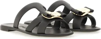Ferragamo Slide Sandal - Black