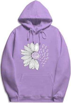 Generic Sweat &agrave; capuche doux et confortable pour femme, coupe surdimensionn&eacute;e, imprim&eacute; papillon, cordon de serrage, tendance, grande taille, sweat &agrave; capuche t