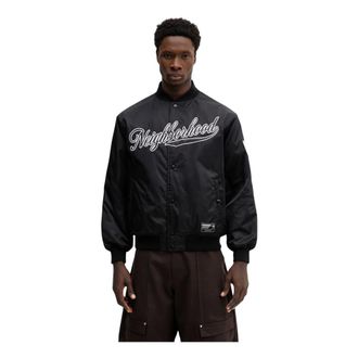 Neighborhood Baseball Jacket - Homme - Vestes - Noir - Taille: L
