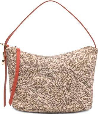 Borbonese Femme, Sacs, Beige, Taille: ONE Size Shoulder Bag