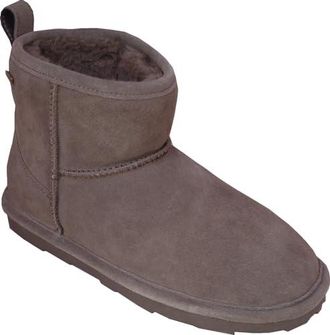 Axelda BOTTINES IMPERM&Eacute;ABLES EN DAIM VENEZIA - Doubl&eacute;es en v&eacute;ritable laine dagneau - Tr&egrave;s confortables et tr&egrave;s chaudes - GRIS 39