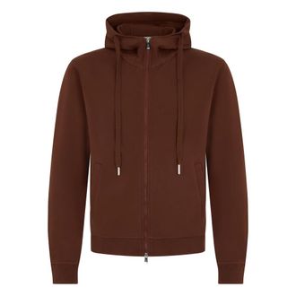Fedeli Zip-Hoodie - - Sweatshirts & Hoodies - Herren - Braun - M