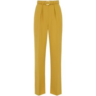 Elisabetta Franchi Damen, Hosen, Beige, 2XLGr&ouml;&szlig;e