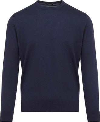 Ermenegildo Zegna Pull Col Rond - Bleu
