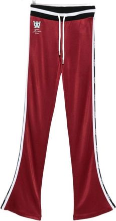 Off-white Femme, Pantalons, Rouge, Taille: 38 FR Wide Pantalons