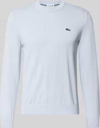 Lacoste Regular Fit Strickpullover aus Baumwoll-Mix