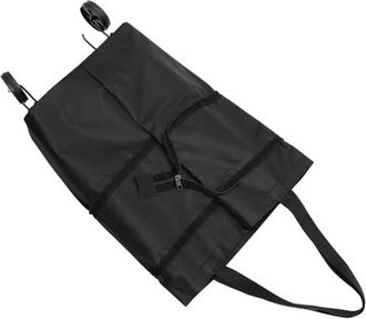 Valiclud SOIMISS Paquet de Courses Pliable &agrave; Roulettes Noir Grand Paquet de Rangement en Tissu Oxford L&eacute;ger &agrave; Provisions Polyvalent pour Courses Maison et Ext&eacute;