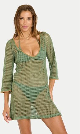 Banana Moon Banana Moon Strandkleid Octavie Hayato MFU87 Gr&uuml;n Regular Fit