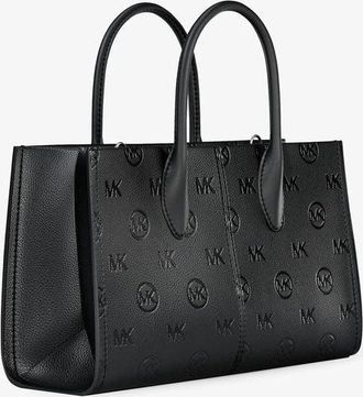 Michael Kors Womens Satchel Bag Black Polyurethane - Satchel-Bags