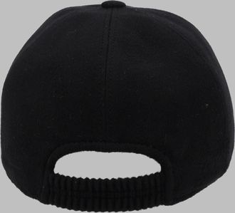 Ermenegildo Zegna E7I09HA8_B8DBK1 Cashmere Baseball Cap - Black