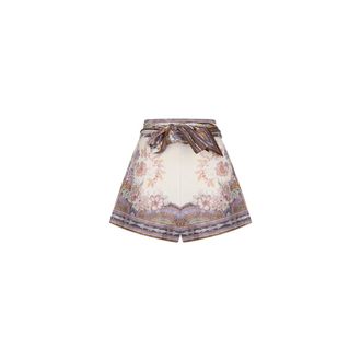 Zimmermann Luna Scarf Tie Short - - Shorts - Damen - Mehrfarbig - M