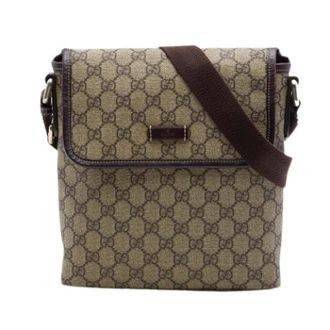 Gucci Sac bandouli&egrave;re en toile Pre-owned - Femme - Pre-owned - Beige - Taille: ONE Size