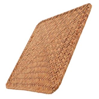 OSALADI Platzset aus Seegras 20X20cm Hitzebest&auml;ndig rutschfest Gewebtes Retro Tischset Unterlage f&uuml;r Kaffeetassen K&uuml;chentischmatte f&uuml;r Esszimmer und Wohnzimme