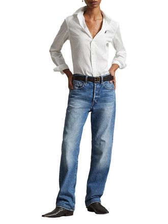 Ralph Lauren Slim Fit Cotton Shirt - White
