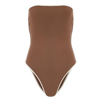 MC2 Saint Barth Femme, Maillots de bain, Brun, Taille: 40 FR One-piece