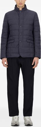 Herno Water-Repellent Down-Filled Down Jacket - Blue